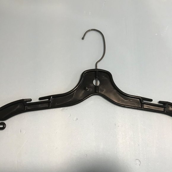 Other | Black Plastic Retail Clothes Hangers 6 Pieces | Poshmark